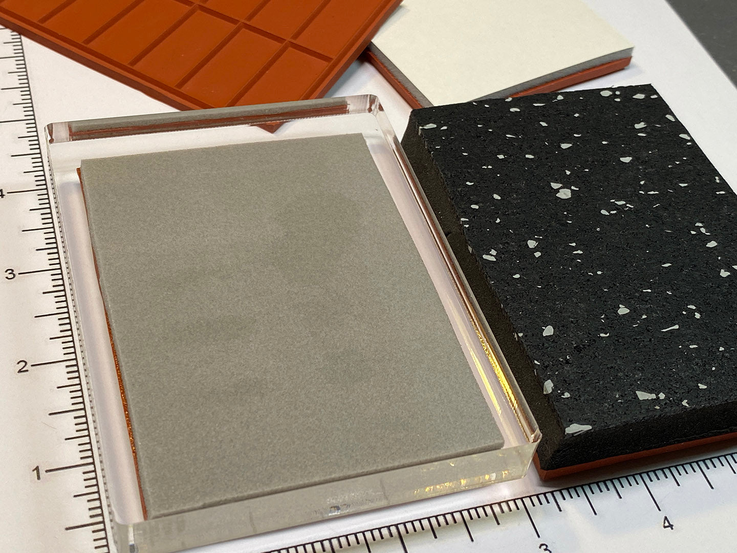 Swatch Card Rubber Stamp ATC Grid for Color Picker, Watercolor Palette ...